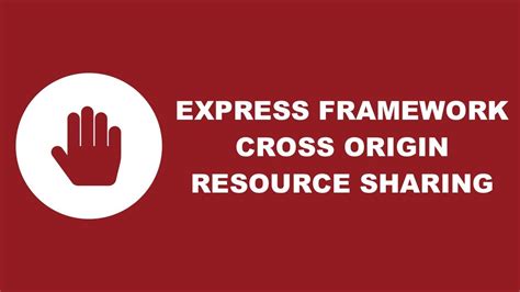 handling cors related issues in an express framework node