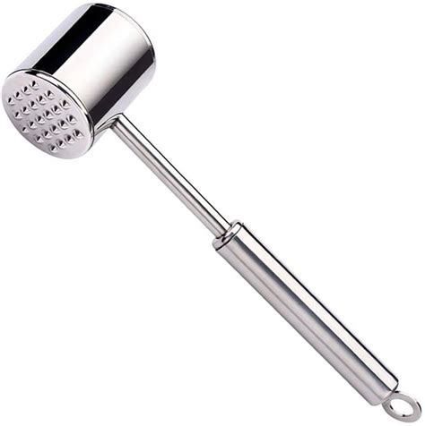 Yoczox Meat Tenderizer Hammer Stainless Steel Heavy Duty Tenderizer