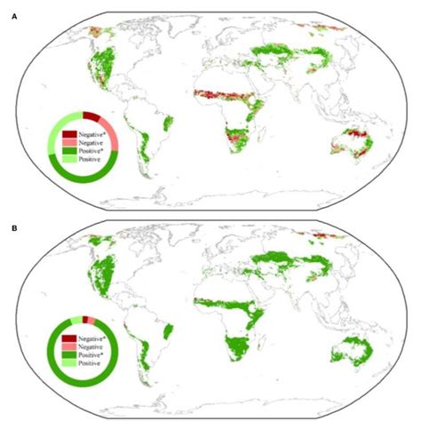 Figure Spatial Patterns Of Correlations Between Swc × Vpd And Ndvi A