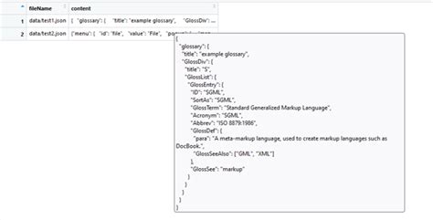 how to extract data from multiple json file into a single column of a