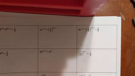 6 5 exponential equations notes and hw youtube