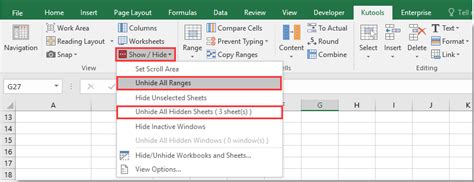 how to show or hide horizontal and vertical scroll bar in