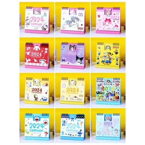 Jual Terlaris Kalender Meja 2024 Bahan Doff Bisa Ditulis Hk Snoopy Dst