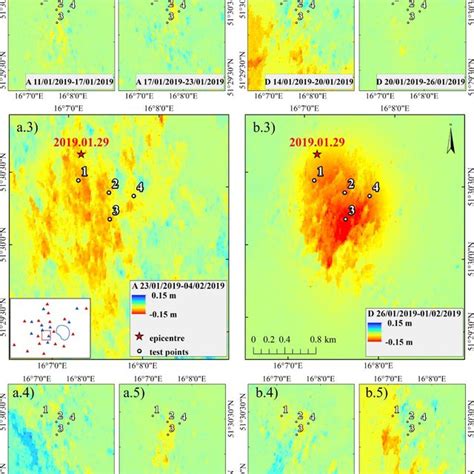 Vertical Deformation Patterns Derived From The Ascending A And