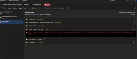 error on trigger sync for python based linux function app