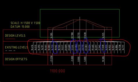 solved cross section data band labels autodesk community