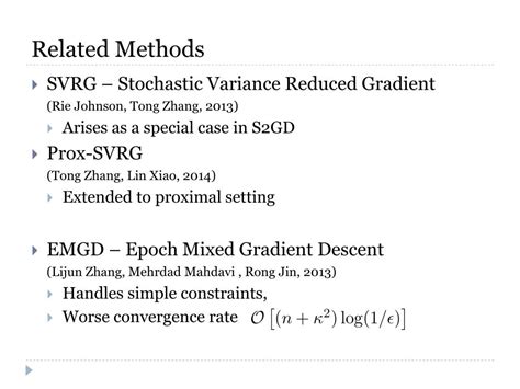 Ppt Semi Stochastic Gradient Descent Methods Powerpoint Presentation