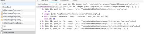 javascript react get and show attached files in rails stack overflow