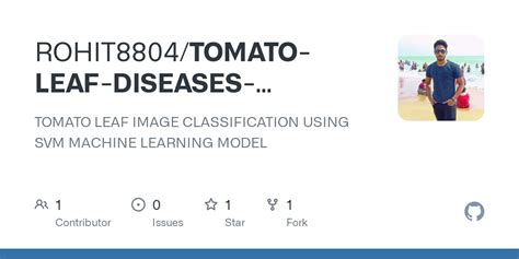 Github Rohit8804 Tomato Leaf Diseases Classification Using Svm