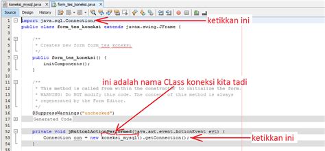 cara gampang koneksi database mysql ke java netbeans