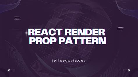 react render prop pattern