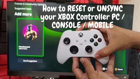 How To Reset Or Unsync Your Xbox Controller Youtube