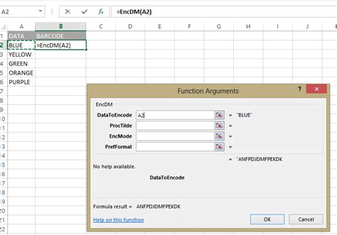 how to import and use 2d vba font encoder in excel to word