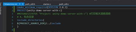 cmake parse error expected a command name got unquoted argument with