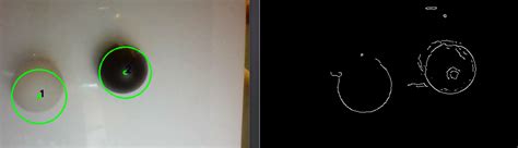 c tracking white ball in white background python
