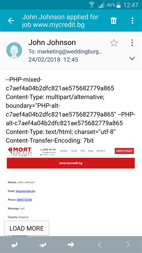 html email php mail not properly formatted on mobile