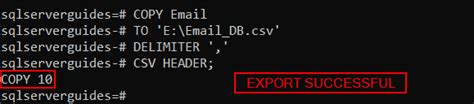 postgresql export table to csv