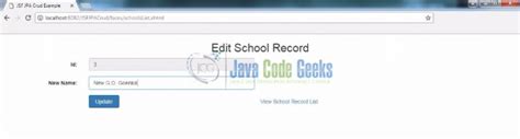 jsf jpa crud tutorial examples java code geeks 2022