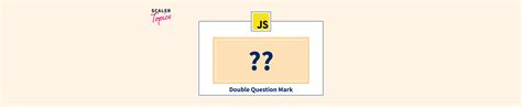 what is javascript double question mark nullish coalescing