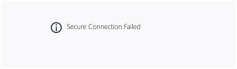 Cara Mengatasi Masalah Secure Connection Failed
