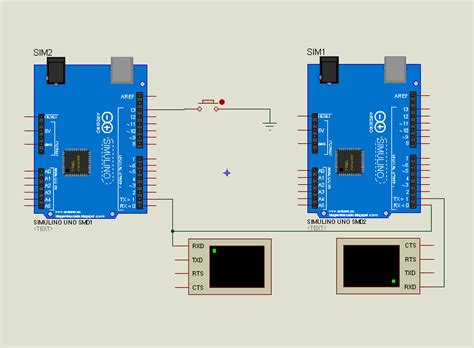 send message between two arduinos use serial communication tann thona