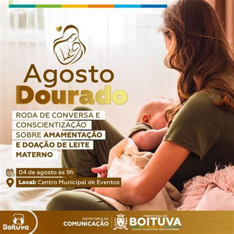 Agosto Dourado Roda De Conversa E ConscientizaÇÃo Sobre AmamentaÇÃo E