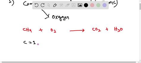 Solved Write A Balanced Equation For The Complete Combustion Of Methane