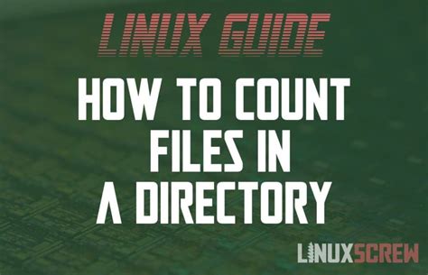 how to count files in a directory in linux ubuntu