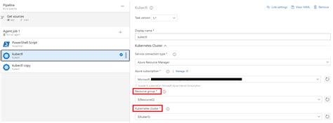 kubernetes run kubectl devops task with run time