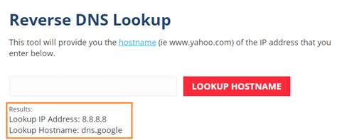 Get Hostname With Ip Debug To
