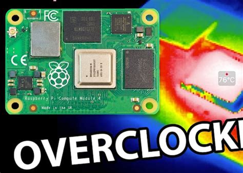 overclocked raspberry pi compute module 4 black gold