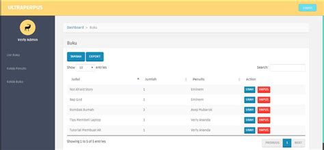 aplikasi perpustakaan dengan laravel 5 3