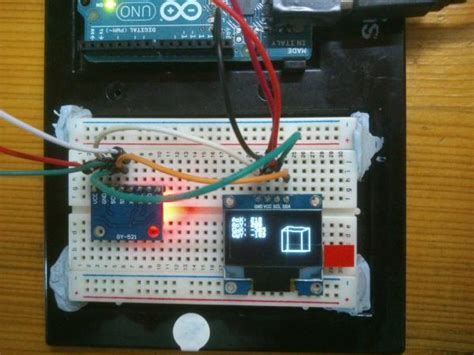 cyan infinite mpu6050 and 3d cube