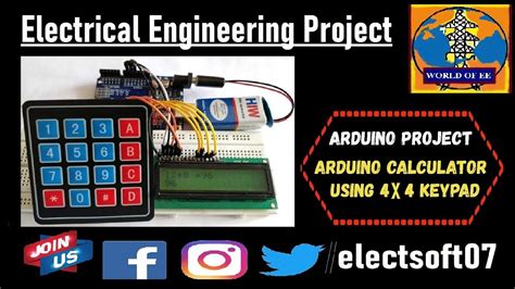 arduino calculator using 4x4 keypad and lcd complete how