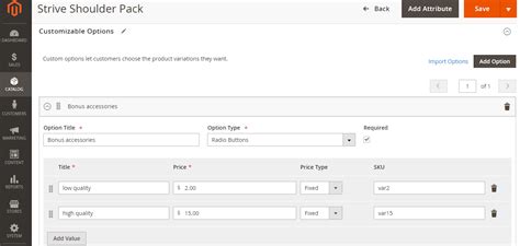 magento 2 custom options firebear