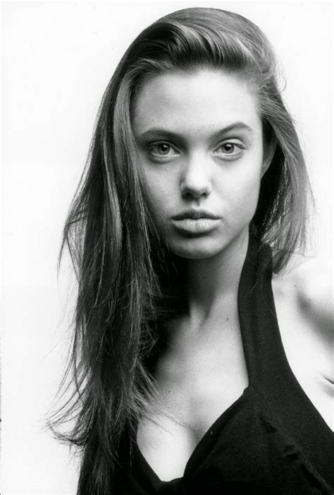 30 Stunning Black And White Photos Of Angelina Jolie From Her First