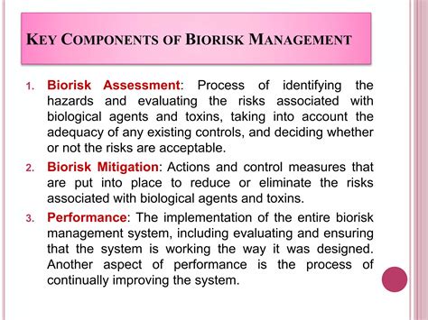 Lecture 1 Introduction Of Biosafety And Biosecurity Ppt