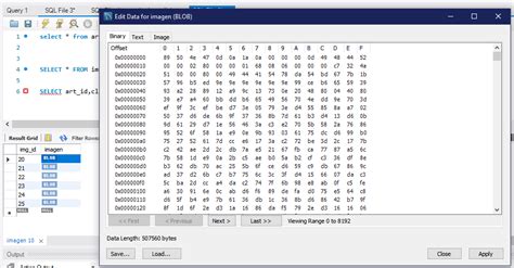 html how to decode a blob object from mysql db to png
