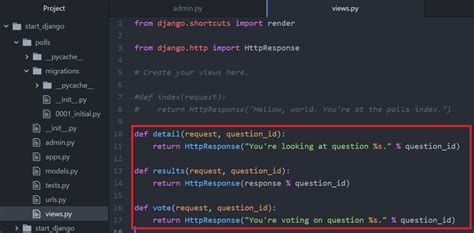 [ django python ] 튜토리얼 예제로 살펴보는 django 분석 ③ view 추가 뷰 프로그래밍