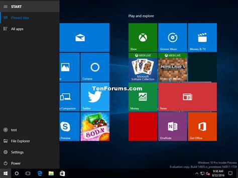 turn on or off full screen start menu in windows 10 tutorials