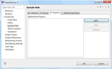 importing a javascript project in eclipse stack overflow