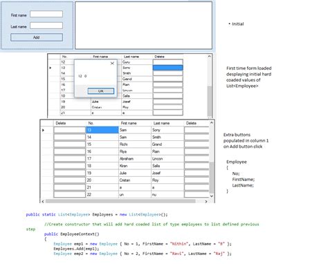 how to add command button in datagridview add buttons in each row of