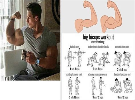 Biceps Exercise At Home With Dumbbells Off 54