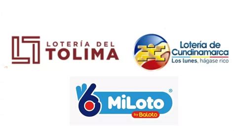 Resultado Miloto Loterías De Cundinamarca Tolima Y Miloto Resultados