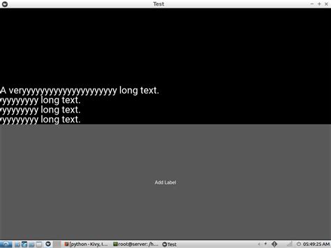 python how to position label widgets inside the boxlayout correctly