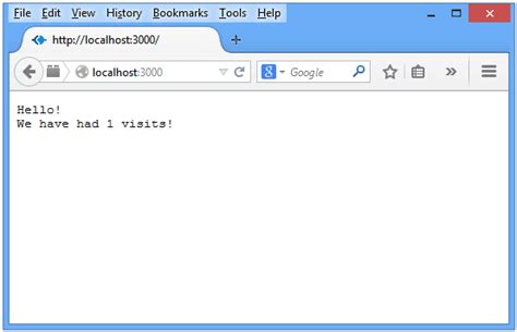 counter example in node js