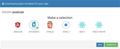 generated project template developing backendless server code with