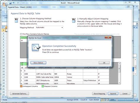 auto load excel column name in combobox java swing