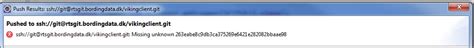 egit git push results missing unknown stack overflow