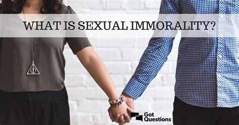 What Is Sexual Immorality Examples 2024